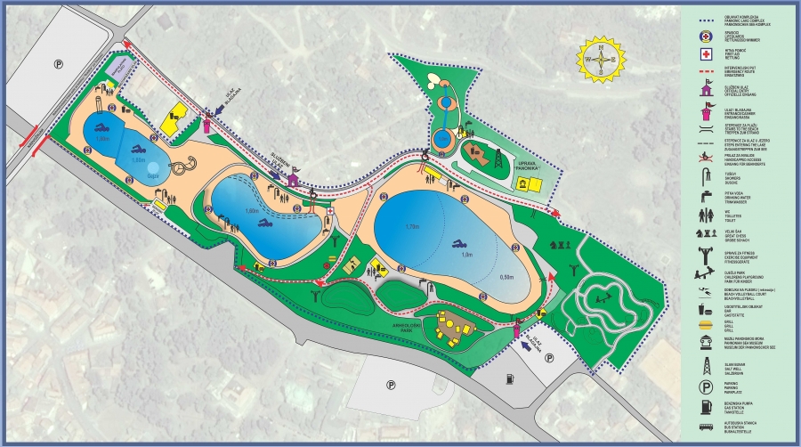 Pannonica | mapa jezera