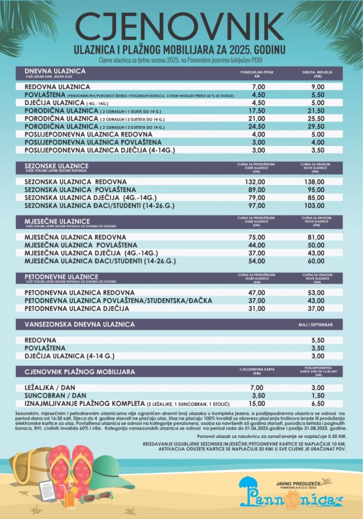 Pannonica | PANONIKA CJENOVNIK 2025